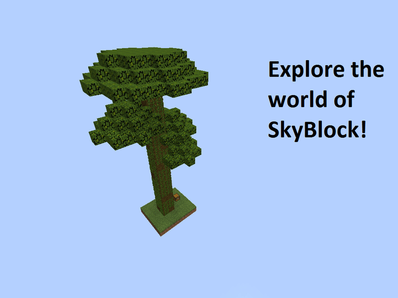 Sky-Block Minecraft Map