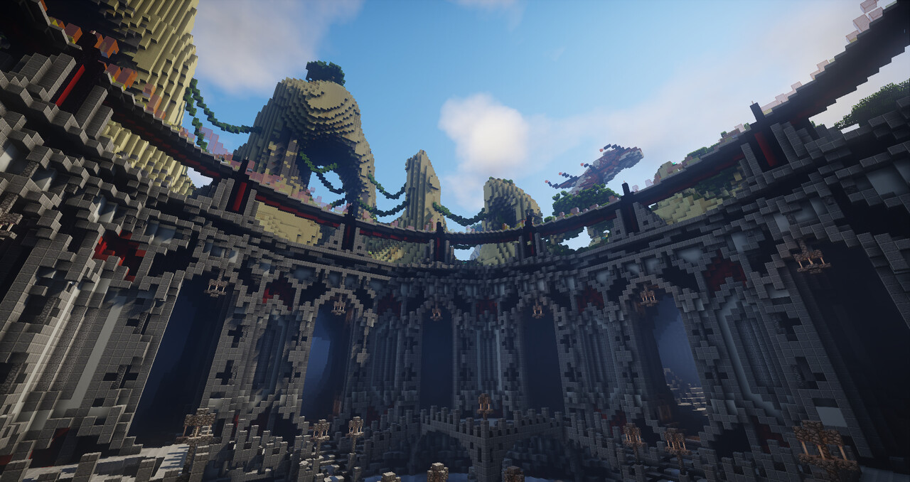 Volcano and Hobbit Minecraft Map