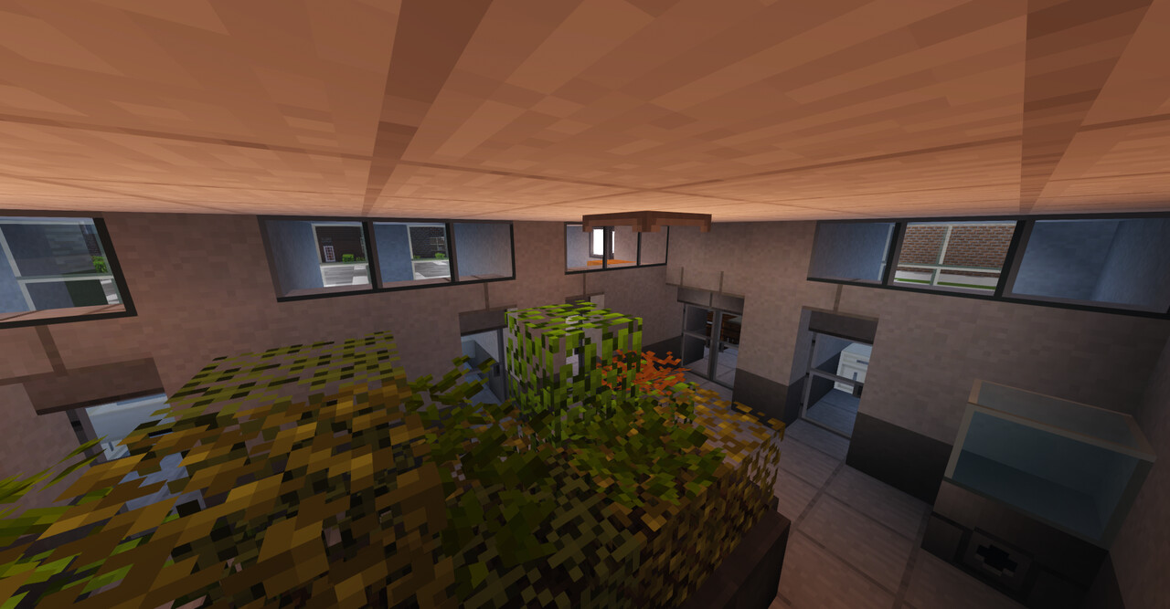 80's low density office building Minecraft Map