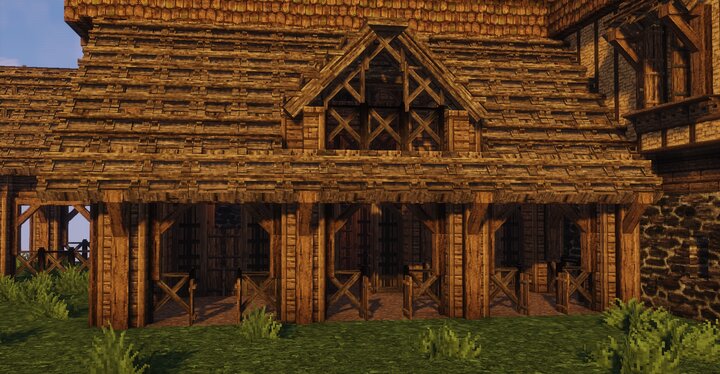Elizabethan Era Stable Minecraft Map
