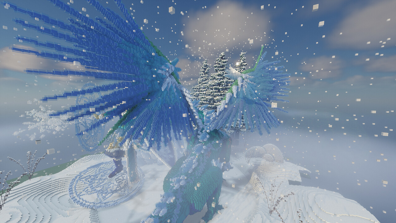 ---Ice Queen & Dragon---- Create by R6_ Minecraft Map