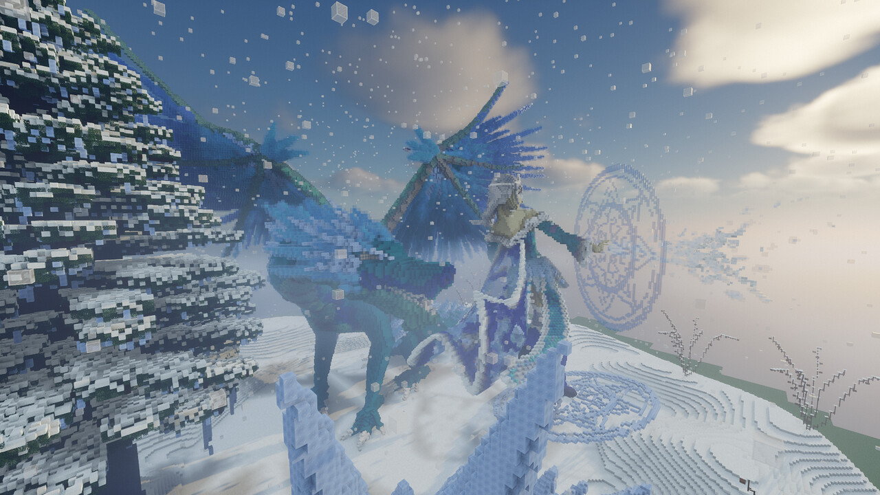 ---Ice Queen & Dragon---- Create by R6_ Minecraft Map