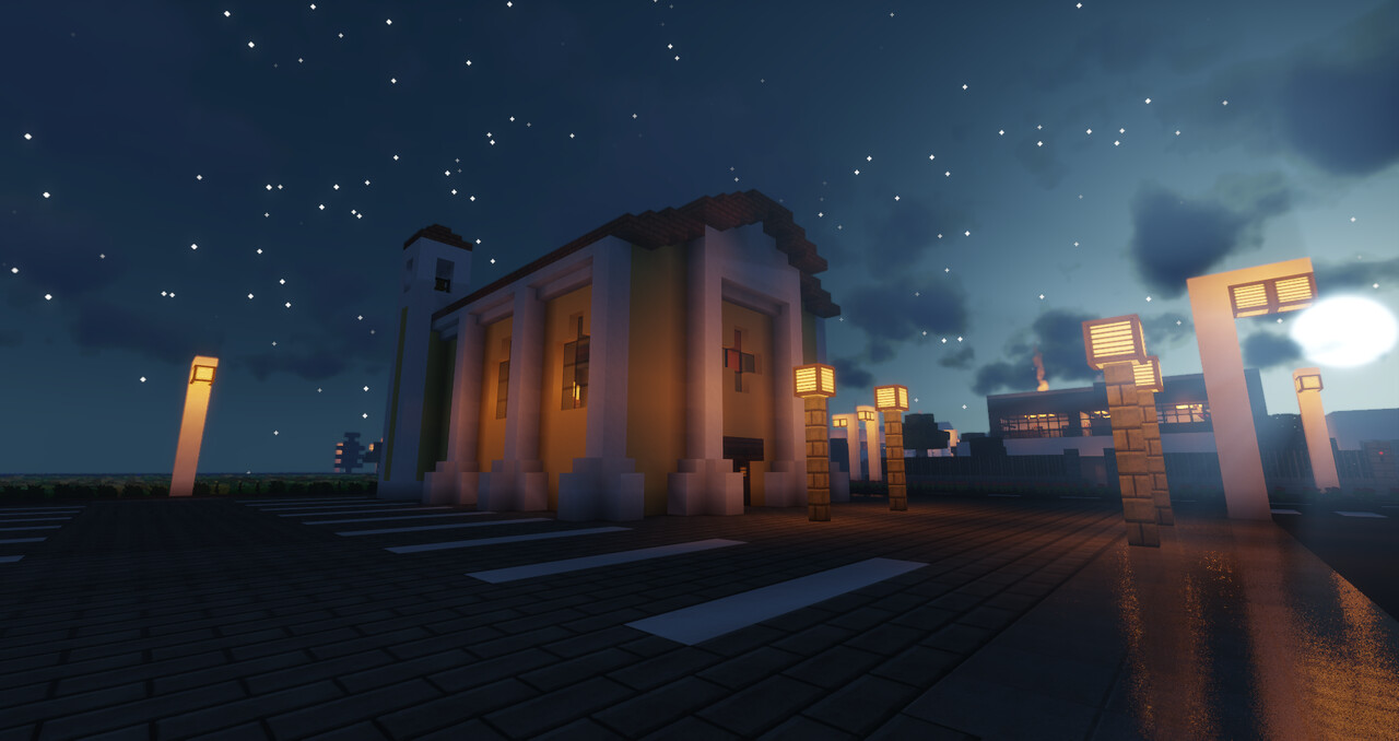 Modern City Style Town Minecraft Map