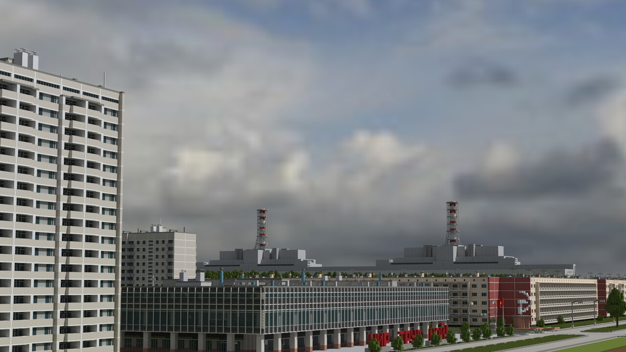 Milevsk Nuclear Power Plant RBMK-1000/MNPP Minecraft Map
