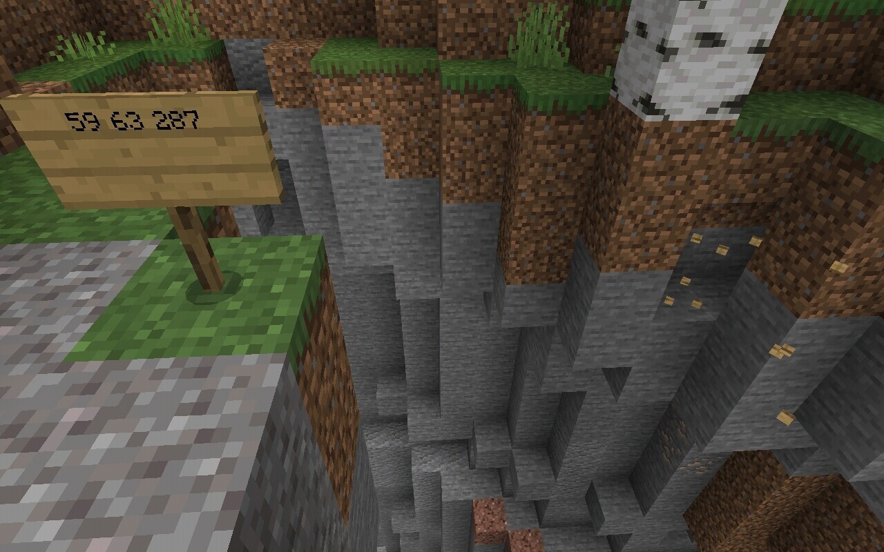 Ravine seed (and other things) Minecraft Map