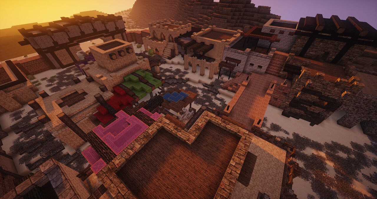 Desert village Minecraft Map