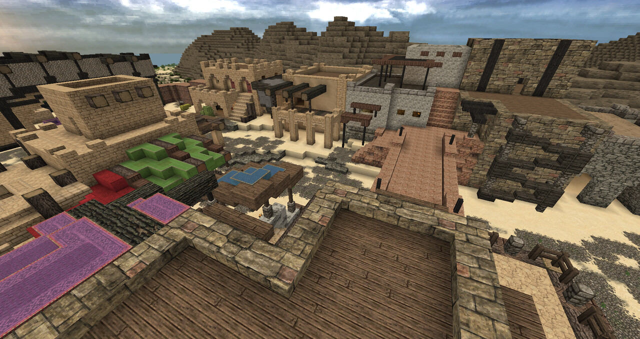 Desert village Minecraft Map