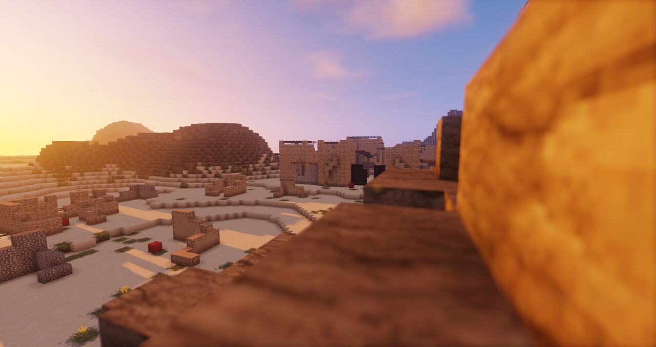 Desert village Minecraft Map