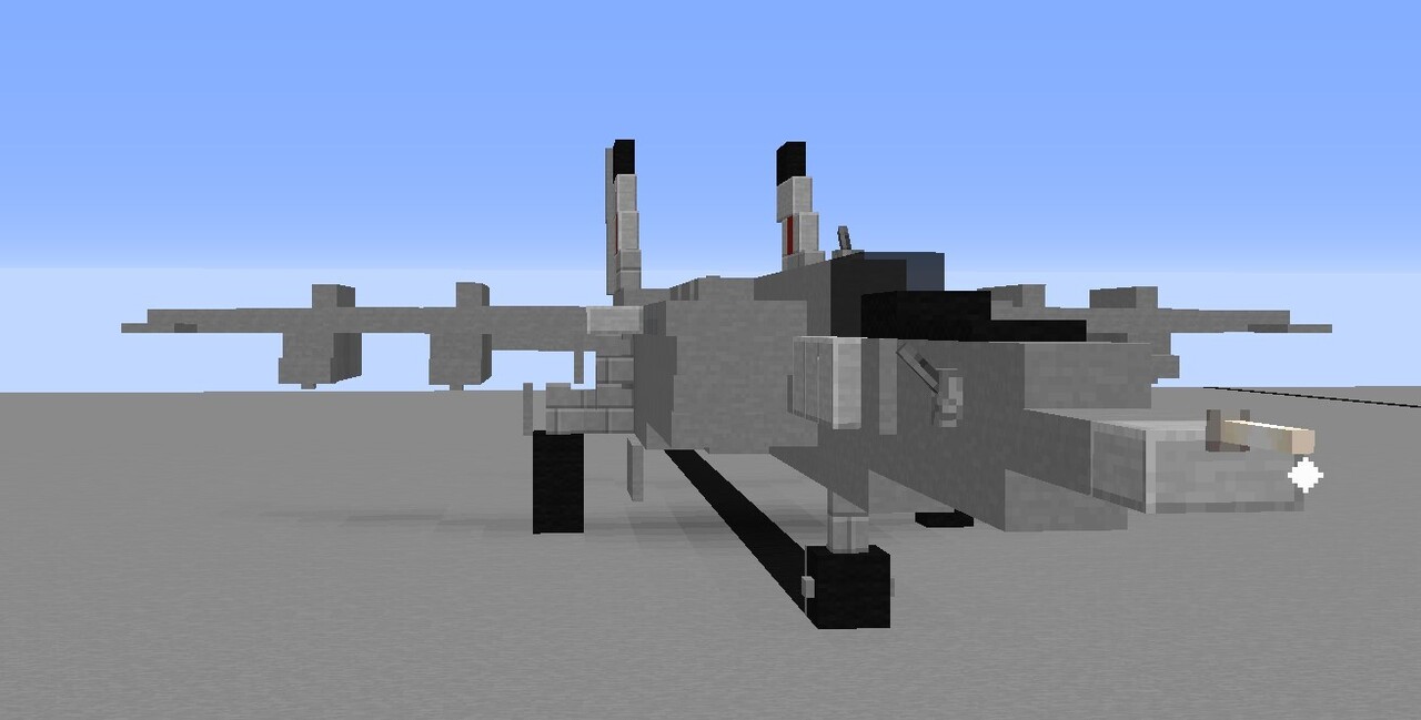 1.5:1 Mig-25 'Foxbat' Minecraft Map
