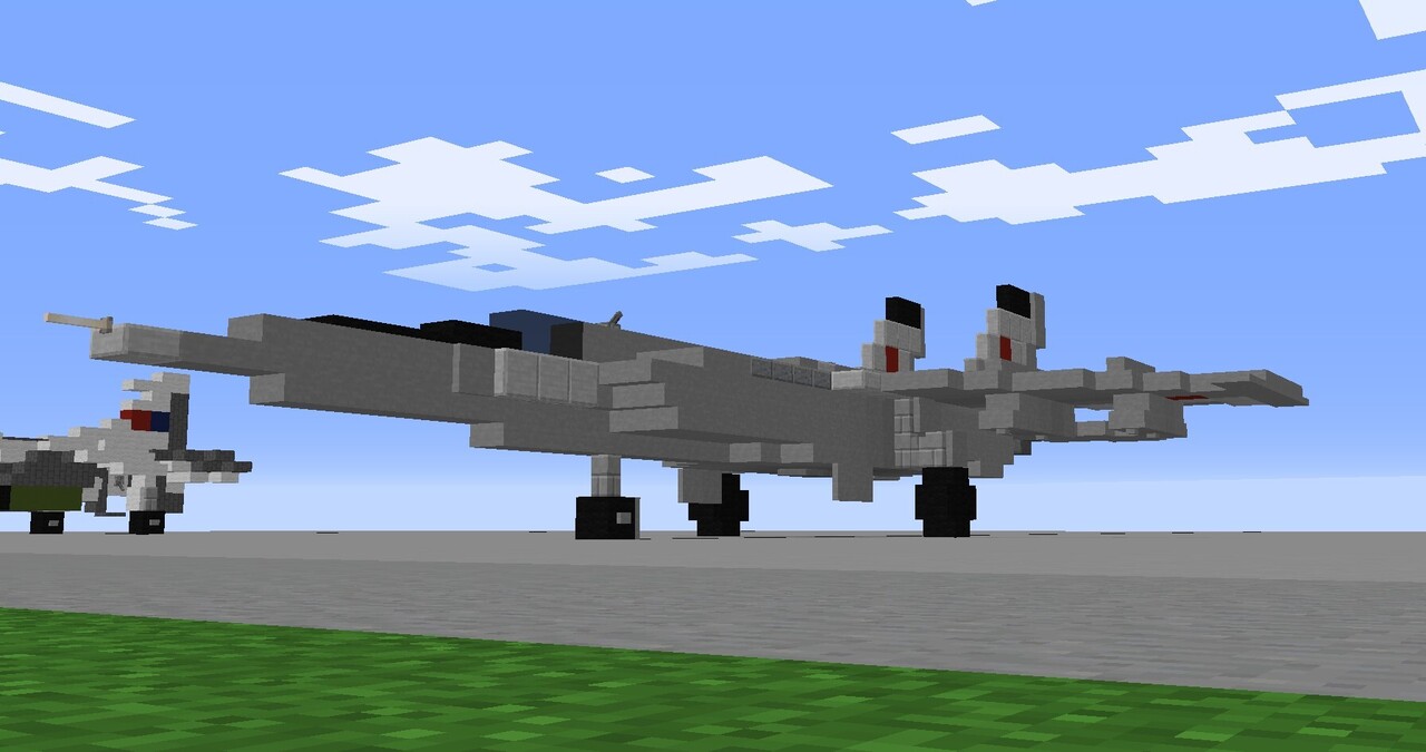 1.5:1 Mig-25 'Foxbat' Minecraft Map