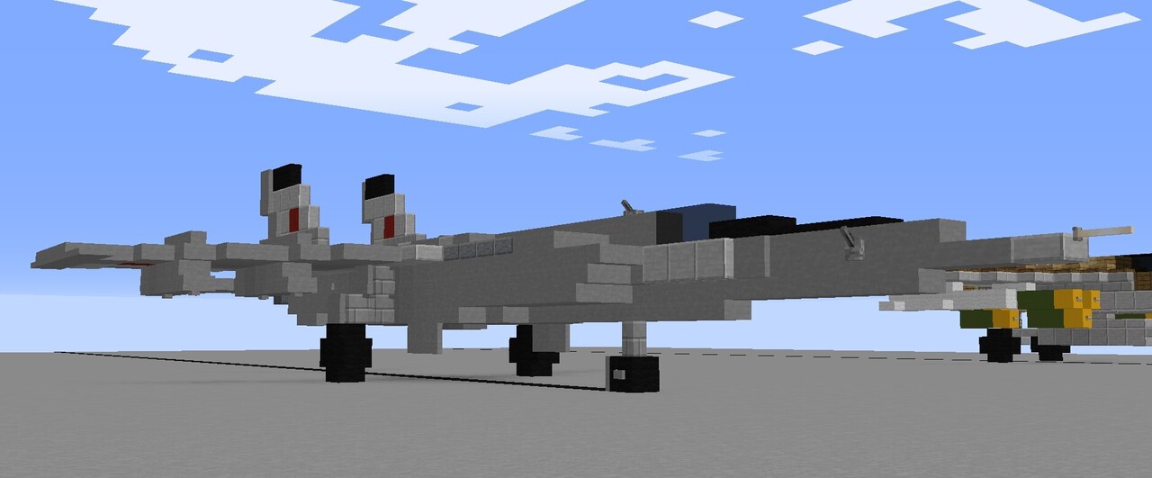 1.5:1 Mig-25 'Foxbat' Minecraft Map