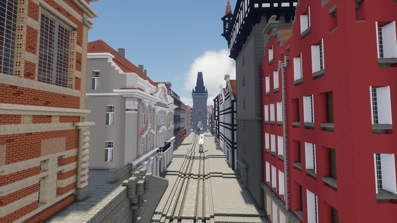 Central european city Minecraft Map