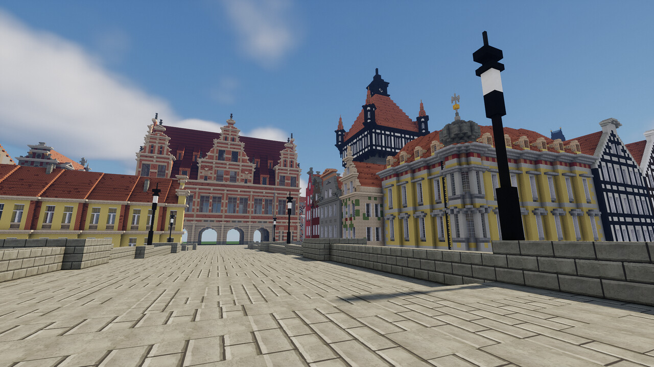 Central european city Minecraft Map
