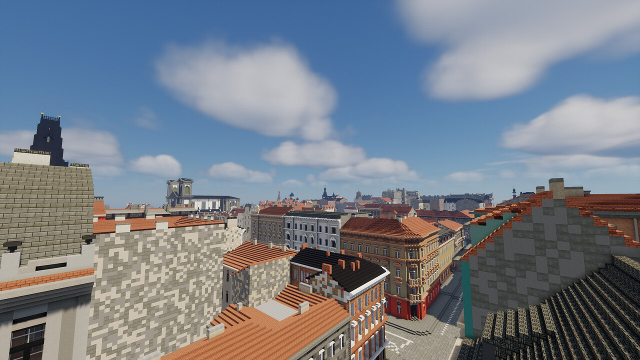 Central european city Minecraft Map