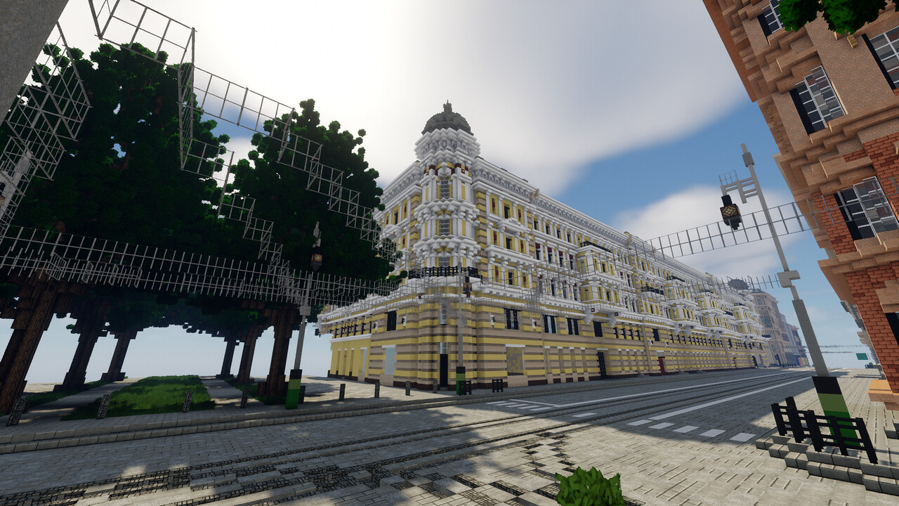 Central european city Minecraft Map