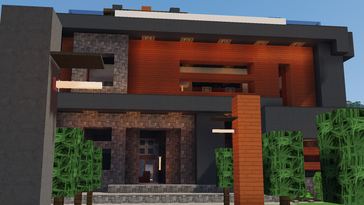 Flat Roof - Modern Villa Minecraft Map