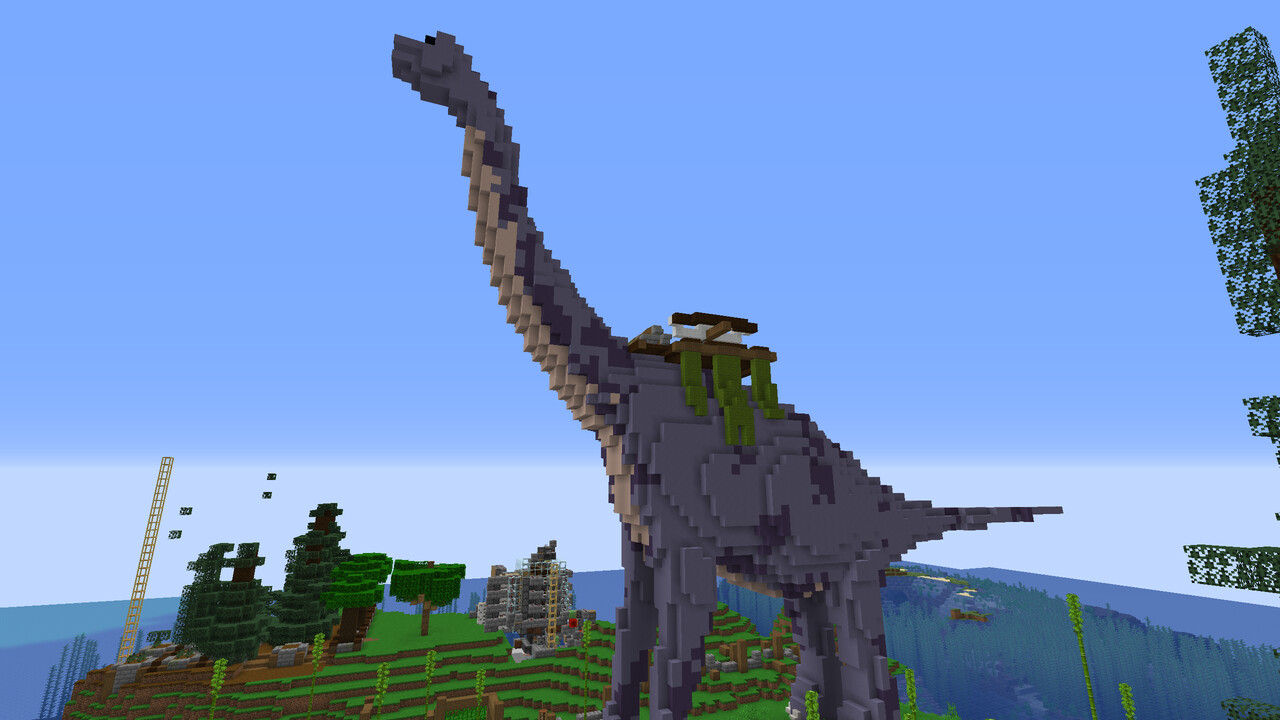 Dinosaur Caravan Base Minecraft Map
