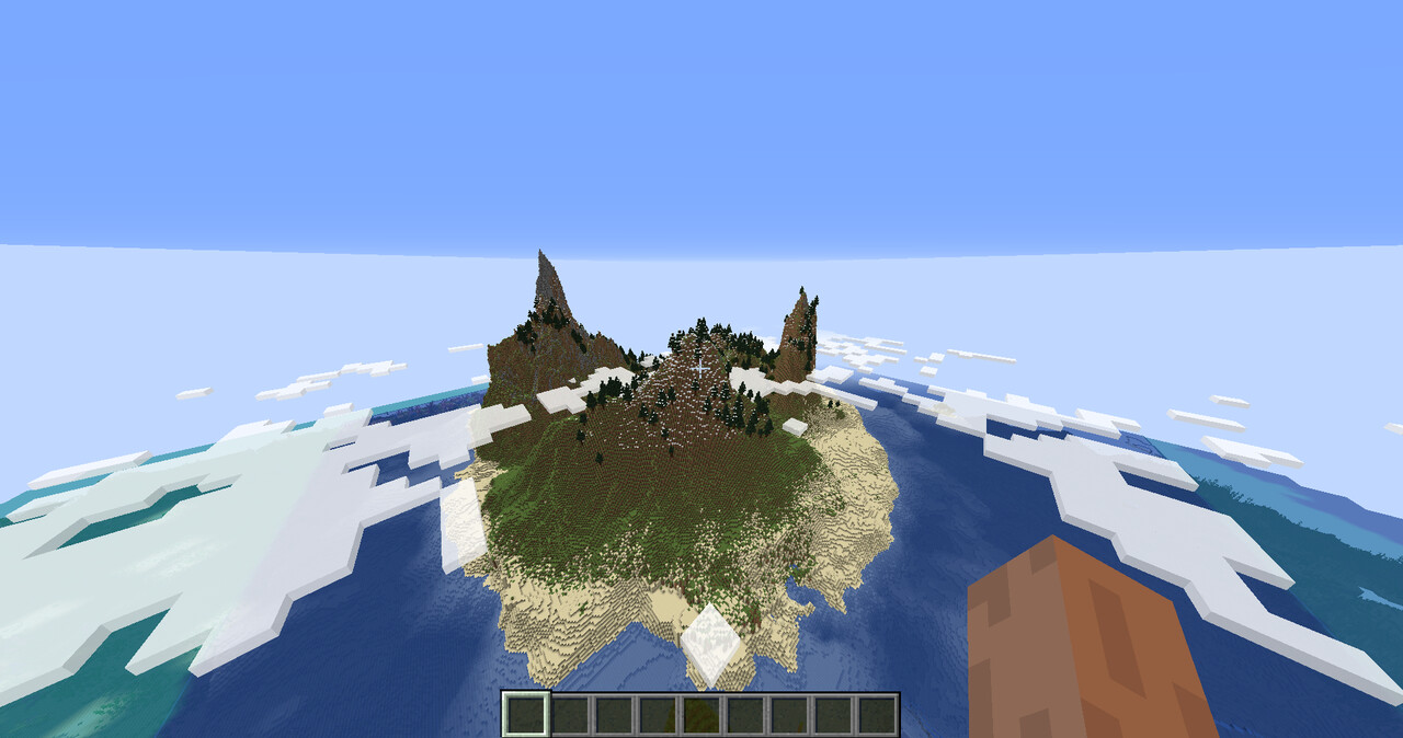 Island survival map Minecraft Map