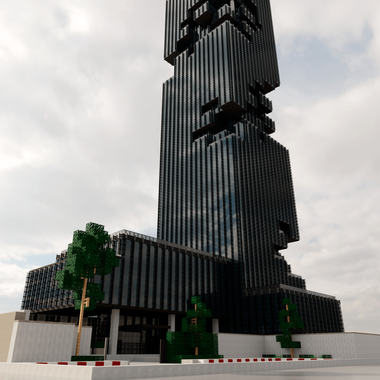 SciAn Tower | Modern Skyscraper Concept Minecraft Map