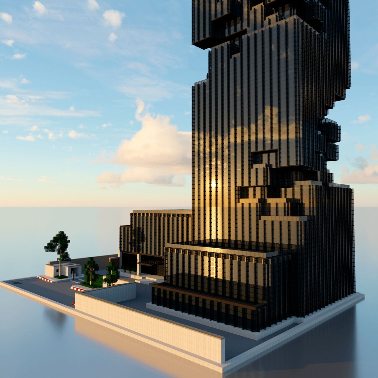 SciAn Tower | Modern Skyscraper Concept Minecraft Map