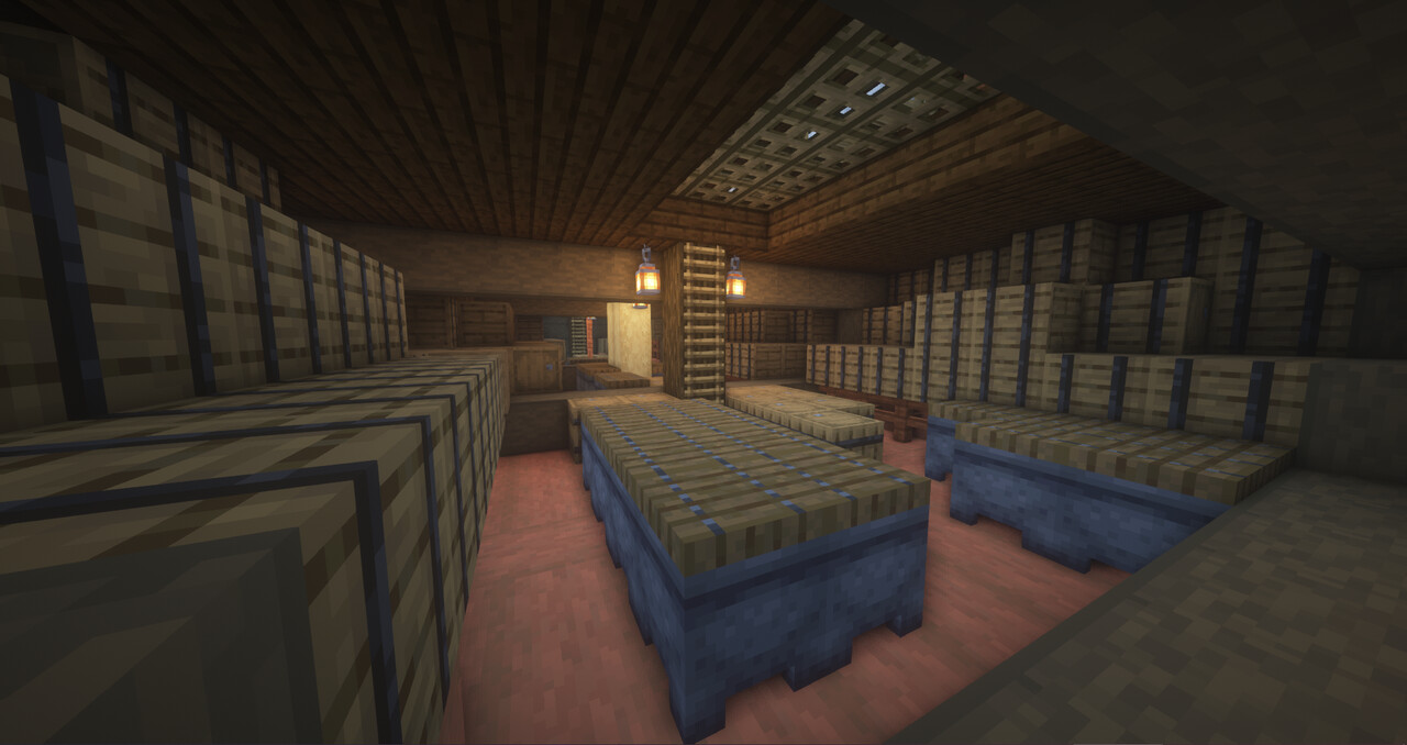 Three masted Heavy Frigate Minecraft Map