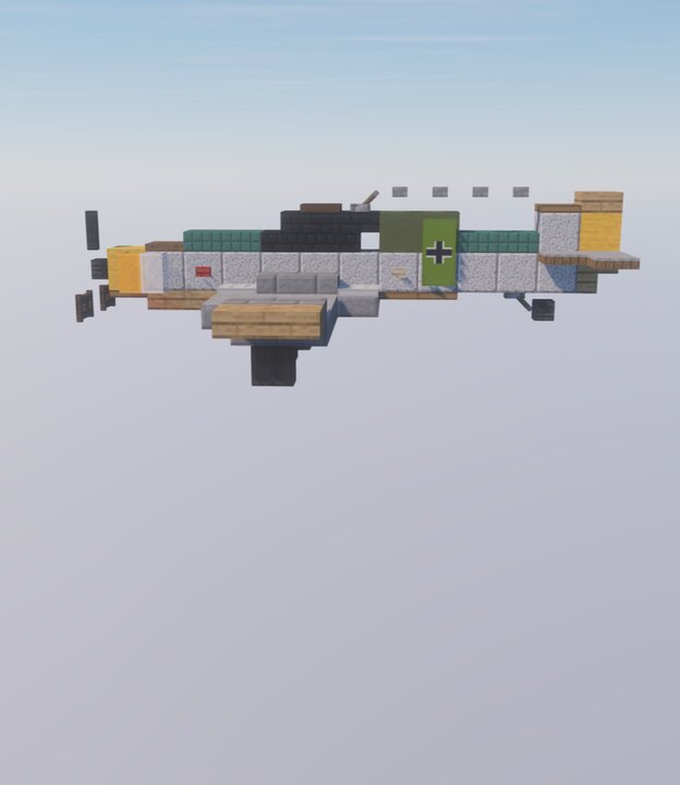 Messerschmitt Bf 109 Minecraft Map