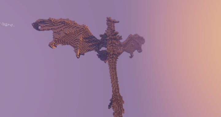 Blank Dragon Schematic Minecraft Map