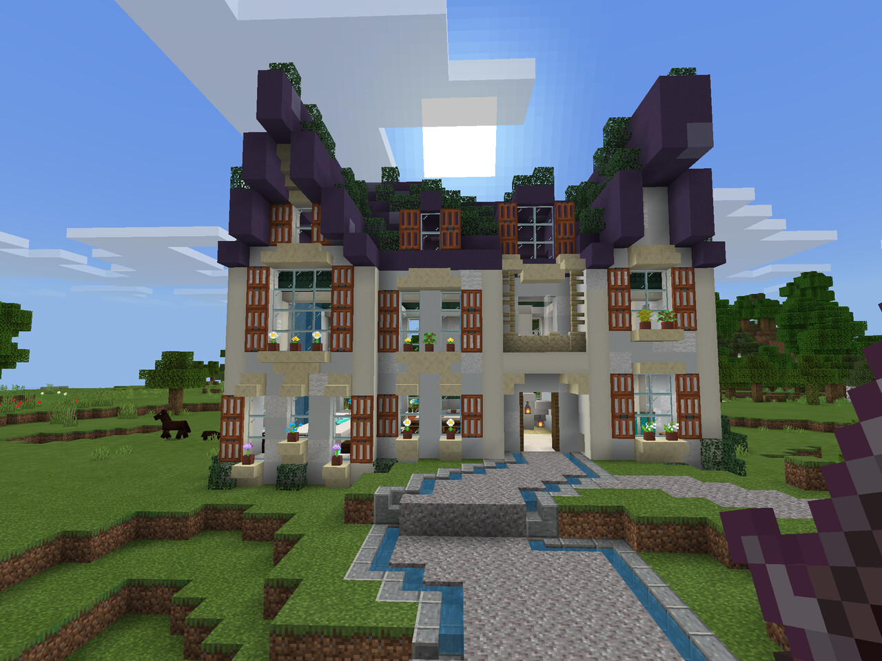 Welsknight style estate Minecraft Map