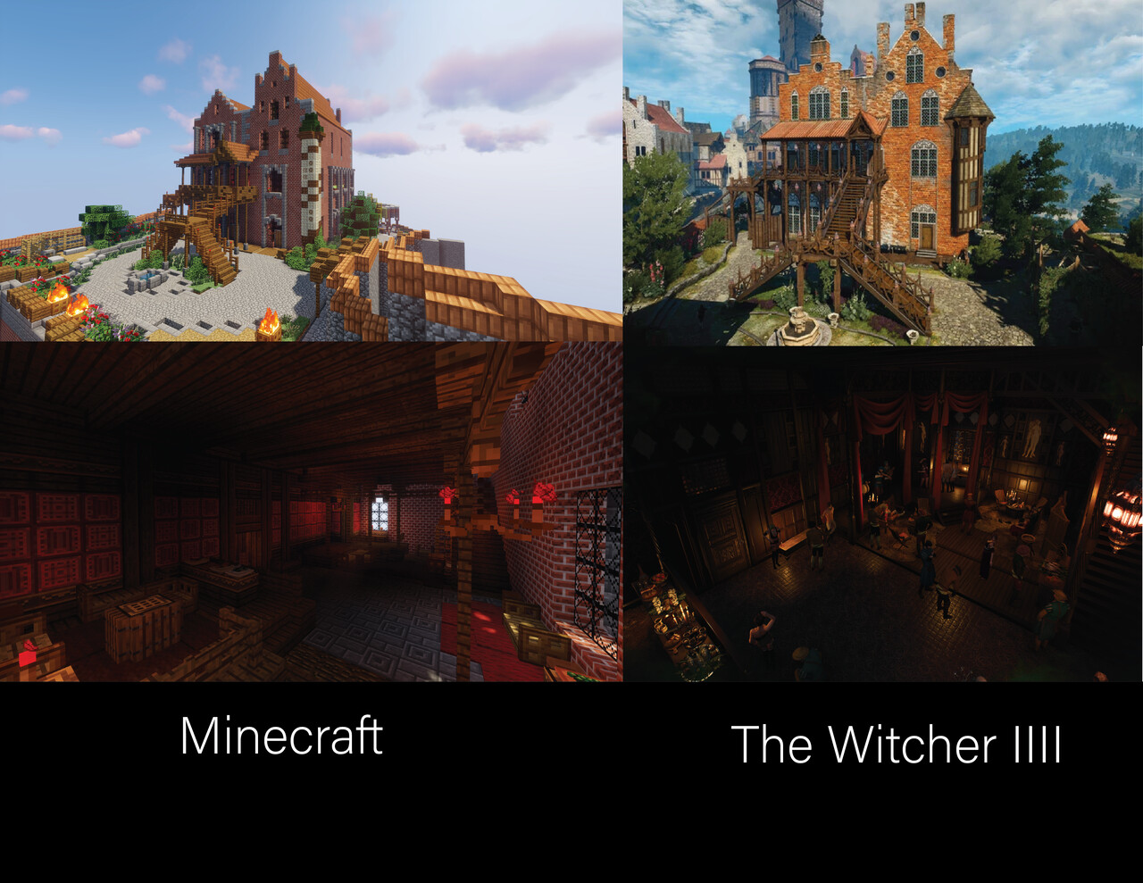 Witcher ~ The Passiflora ~ Novigrad ~ COMPLETE INTERIOR Minecraft Map