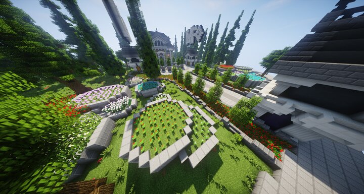 ⭐ EXCLUSIVE ⭐ Garden House - AliensBuilds 🏡 Minecraft Map