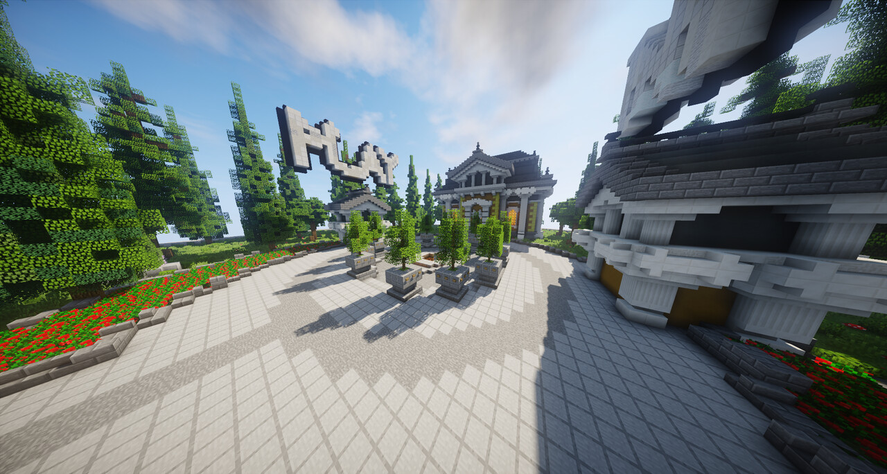 ⭐ EXCLUSIVE ⭐ Garden House - AliensBuilds 🏡 Minecraft Map