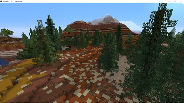 "The Mesa" Custom Multi-Biome Adventure Map! 2000 x 2000 Blocks ...