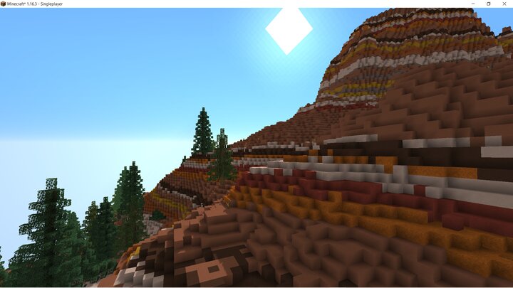 "The Mesa" Custom Multi-Biome Adventure Map! 2000 x 2000 Blocks Minecraft Map