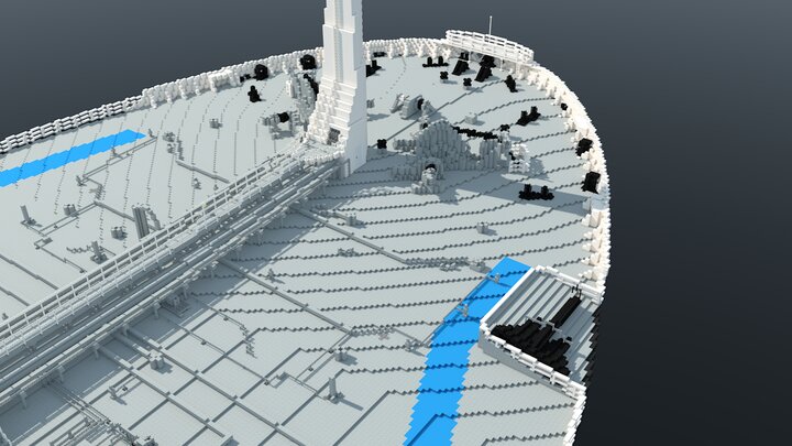 ULCC Batillus - Supertanker - scale 3,6:1 Minecraft Map