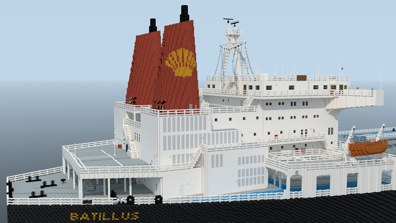 ULCC Batillus - Supertanker - scale 3,6:1 Minecraft Map