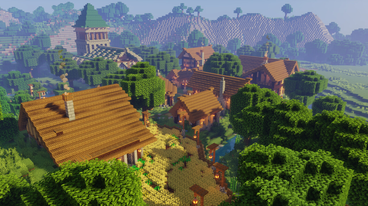 [1.15.2] New Village! (Preview V4) Pandemia - Large Custom Map (for ...
