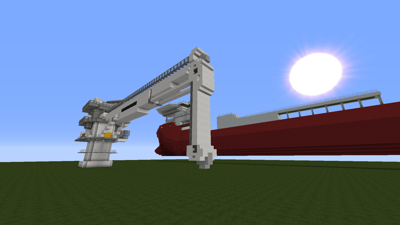 Ship crane Minecraft Map