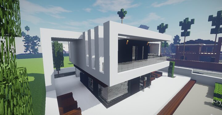 Modern House #44 + Schematics Minecraft Map
