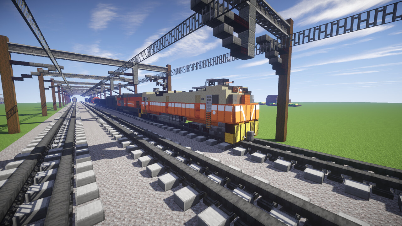 Taiwan railway freight train Minecraft Map