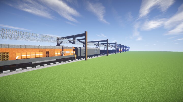 Taiwan railway freight train Minecraft Map