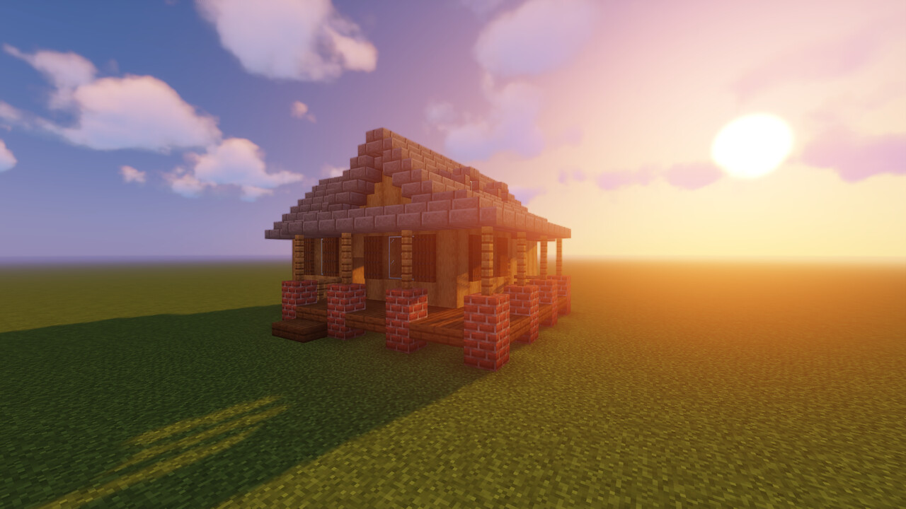 Oak Starter House Minecraft Map