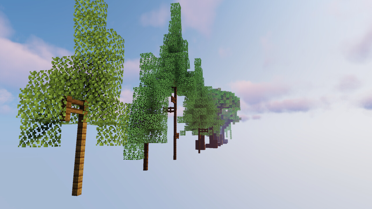 Tree Pack | DOWNLOAD schematic here! Minecraft Map