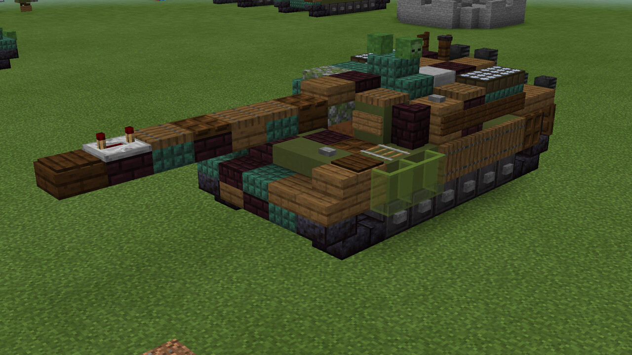 1.5:1 scale AMX-56 Leclerc MBT Minecraft Map