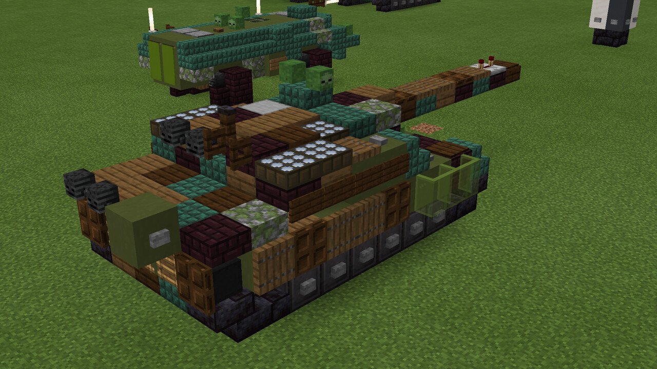 1.5:1 scale AMX-56 Leclerc MBT Minecraft Map