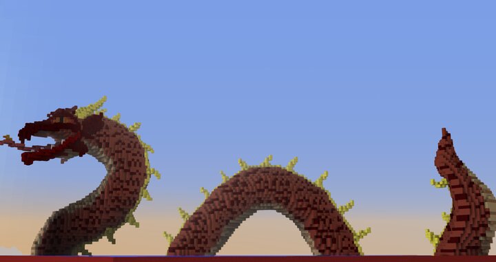 build a dragons Minecraft Map