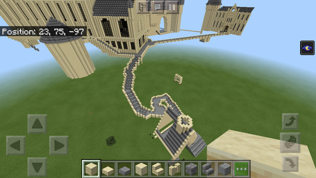 The original Hogwarts Minecraft Map