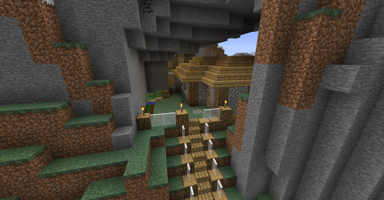 Mountain Base - Chisel & Bits Minecraft Map