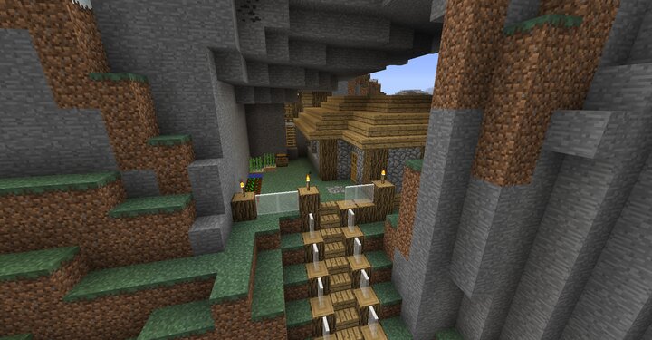 Mountain Base - Chisel & Bits Minecraft Map