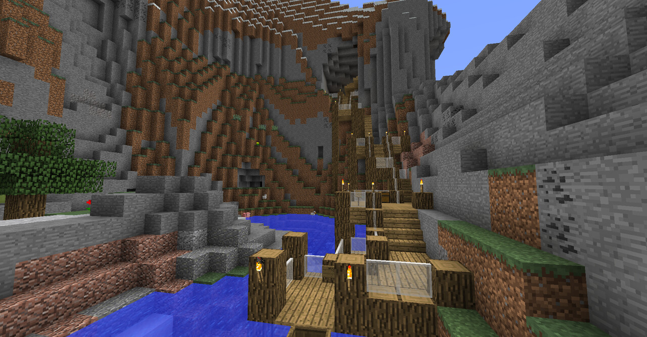 Mountain Base - Chisel & Bits Minecraft Map