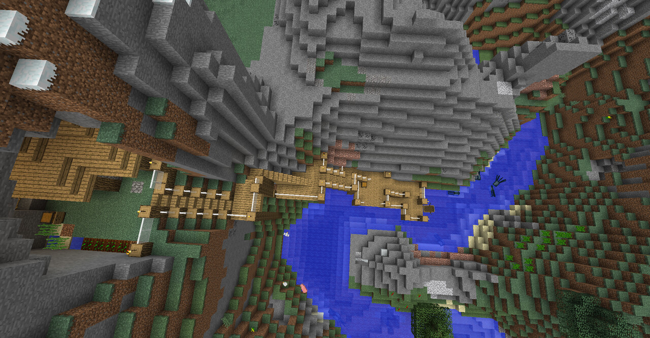 Mountain Base - Chisel & Bits Minecraft Map